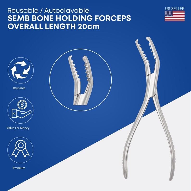 Semb Bone Holding Forceps - 20cm Overall Length Premium Orthopedic Surgical Instruments - Etsy
