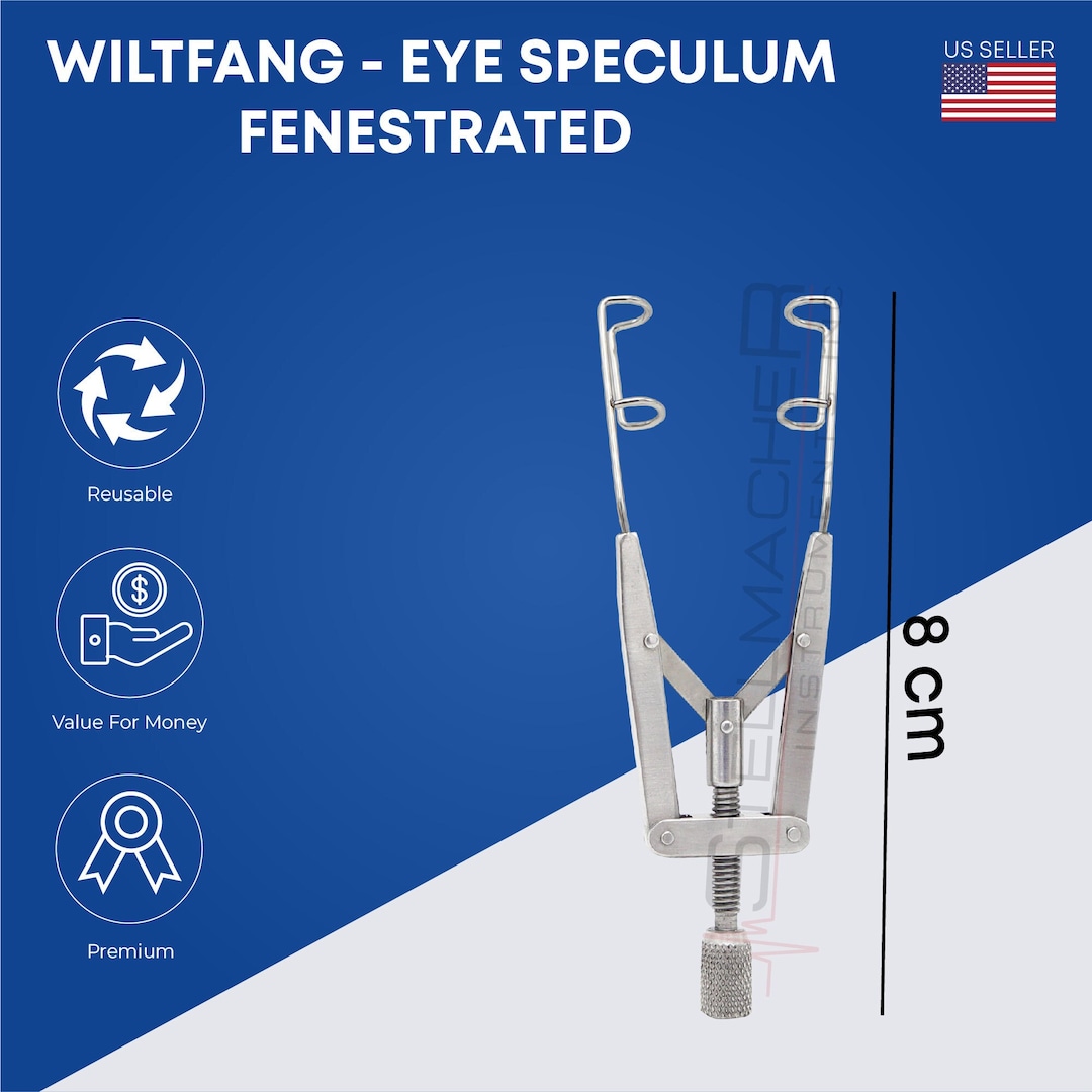Wiltfang Eye Speculum Eyelid Tools Ophthalmic Speculum 16mm Adjustable ...