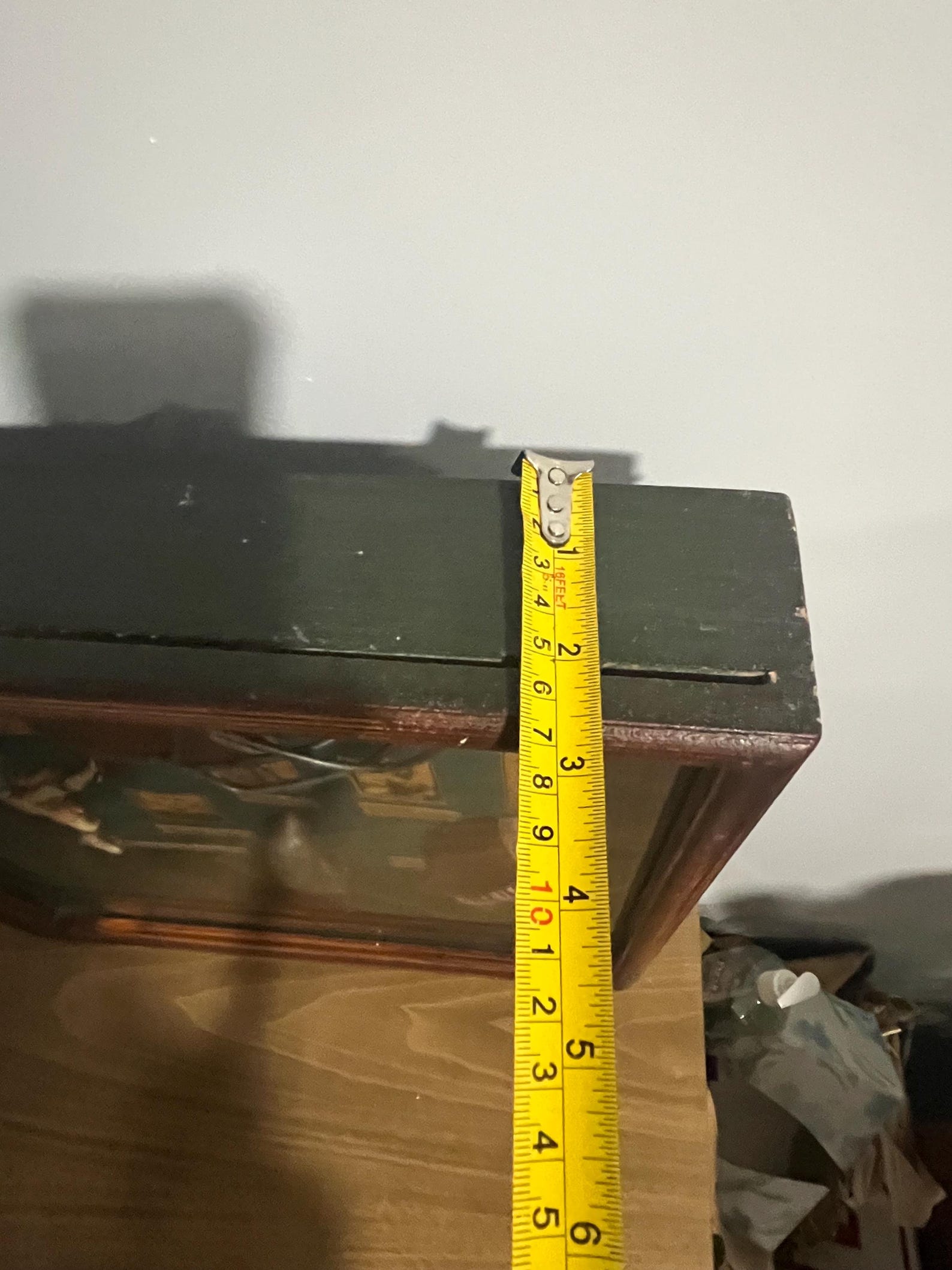 Vintage Wood Football Shadow Box Sammy Baugh Don Huston Jim Thorpe and ...