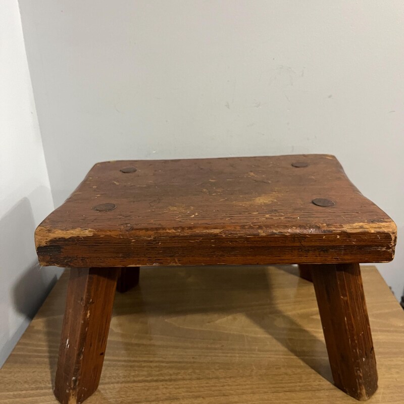 Primitive Wooden Stool - Etsy