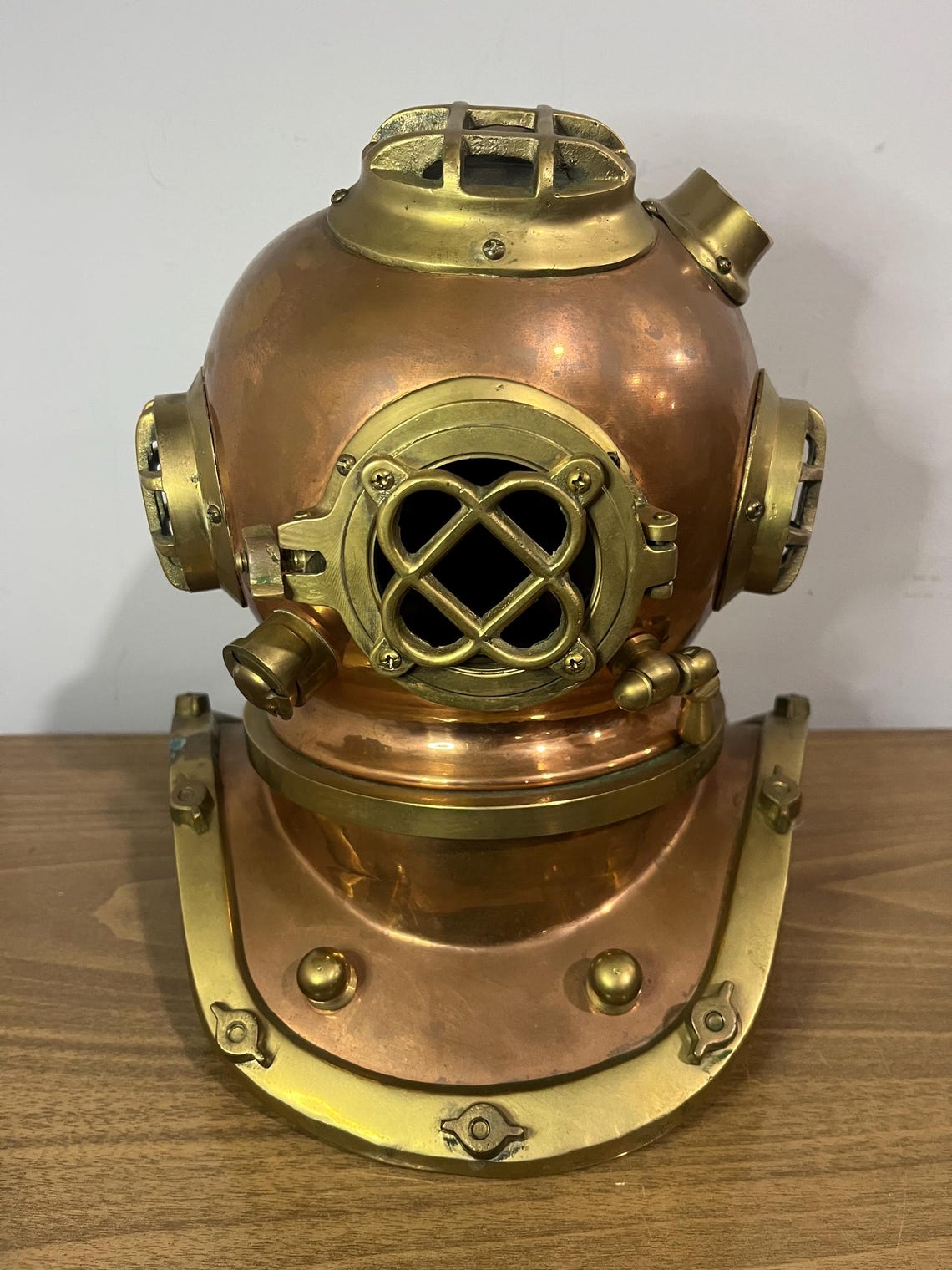 Antique/ Vintage Nautical Copper and Brass Diving Helmet - Etsy