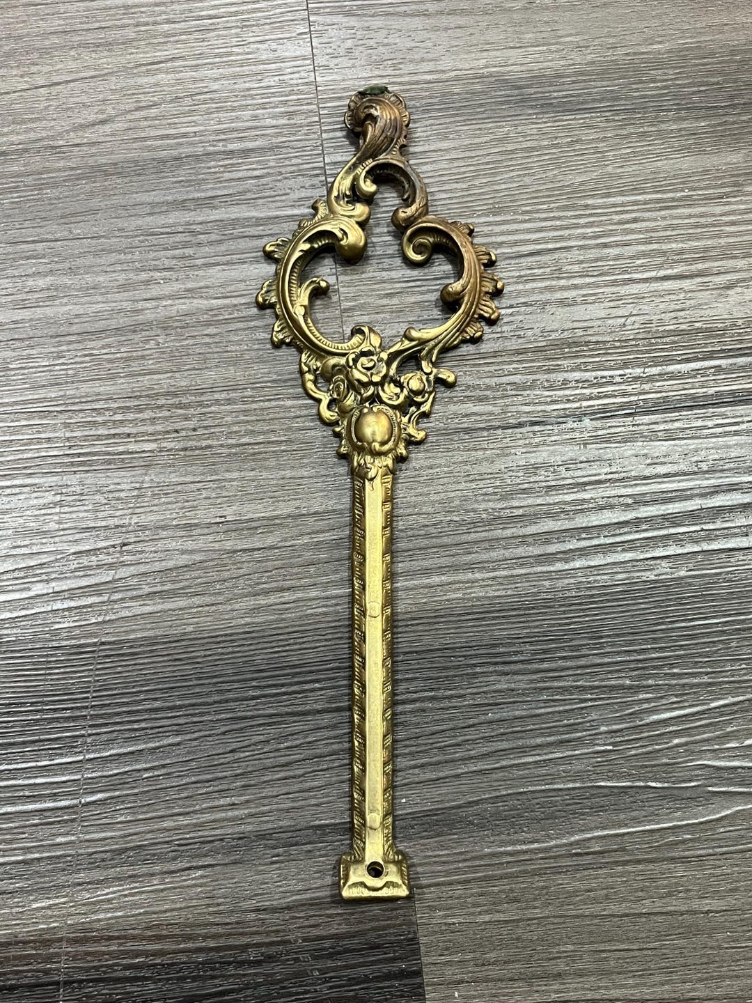 Antique/vintage Brass/bronze Pediment Wall Hanging - Etsy