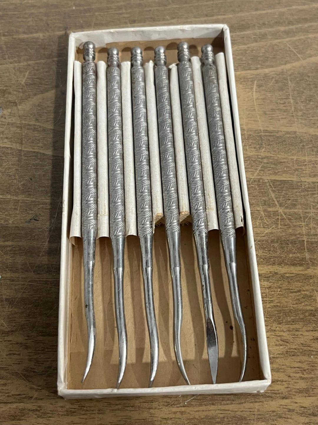 Vintage Silver Color Seafood / Nut Picks Lot of 6 - Etsy