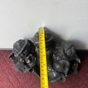 Vtg Résine/ceramic Cherub Angels Statue Wall Hanging - Etsy