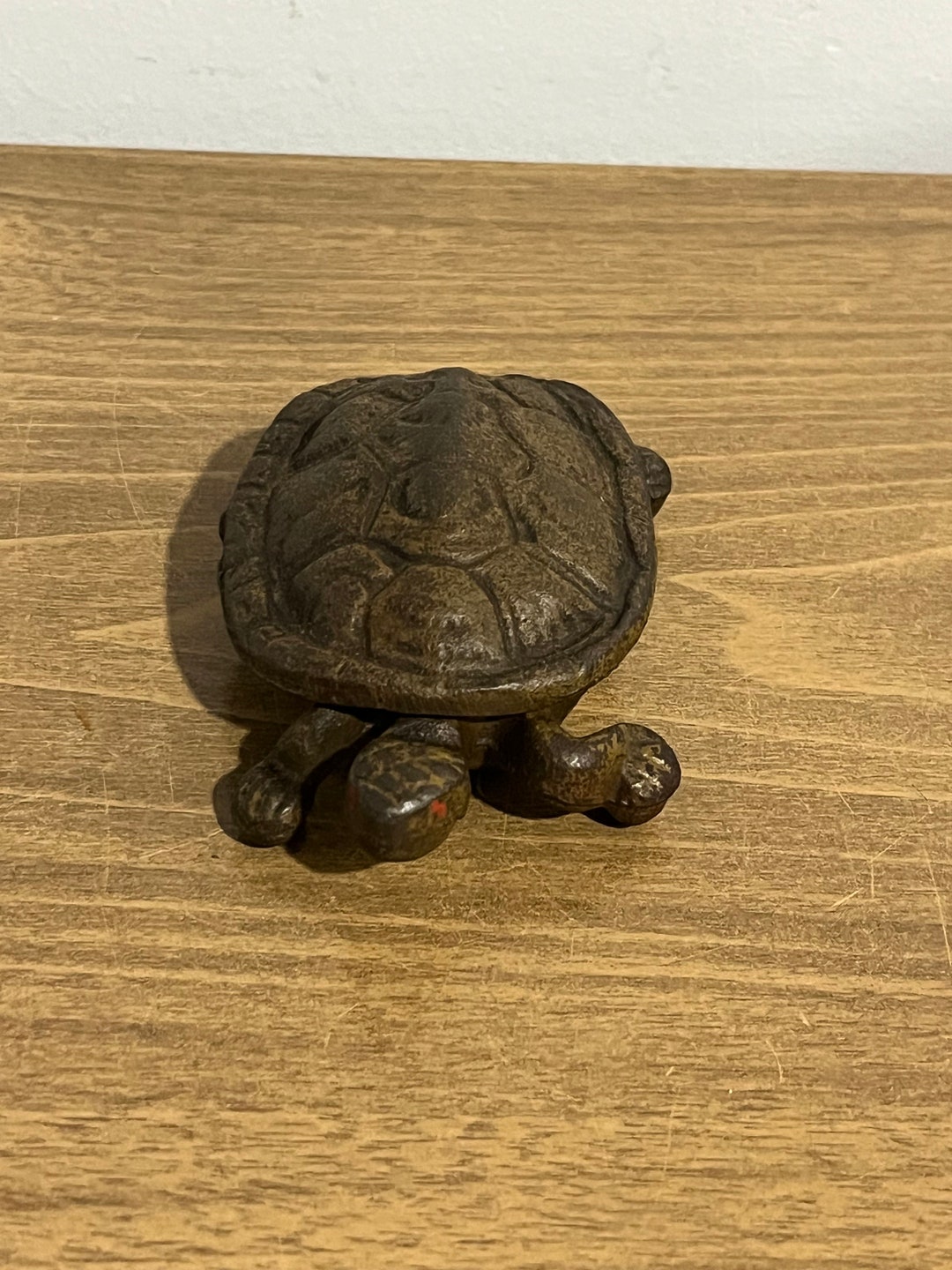 Vtg Cast Iron Wilton Turtle Trinket Box - Etsy