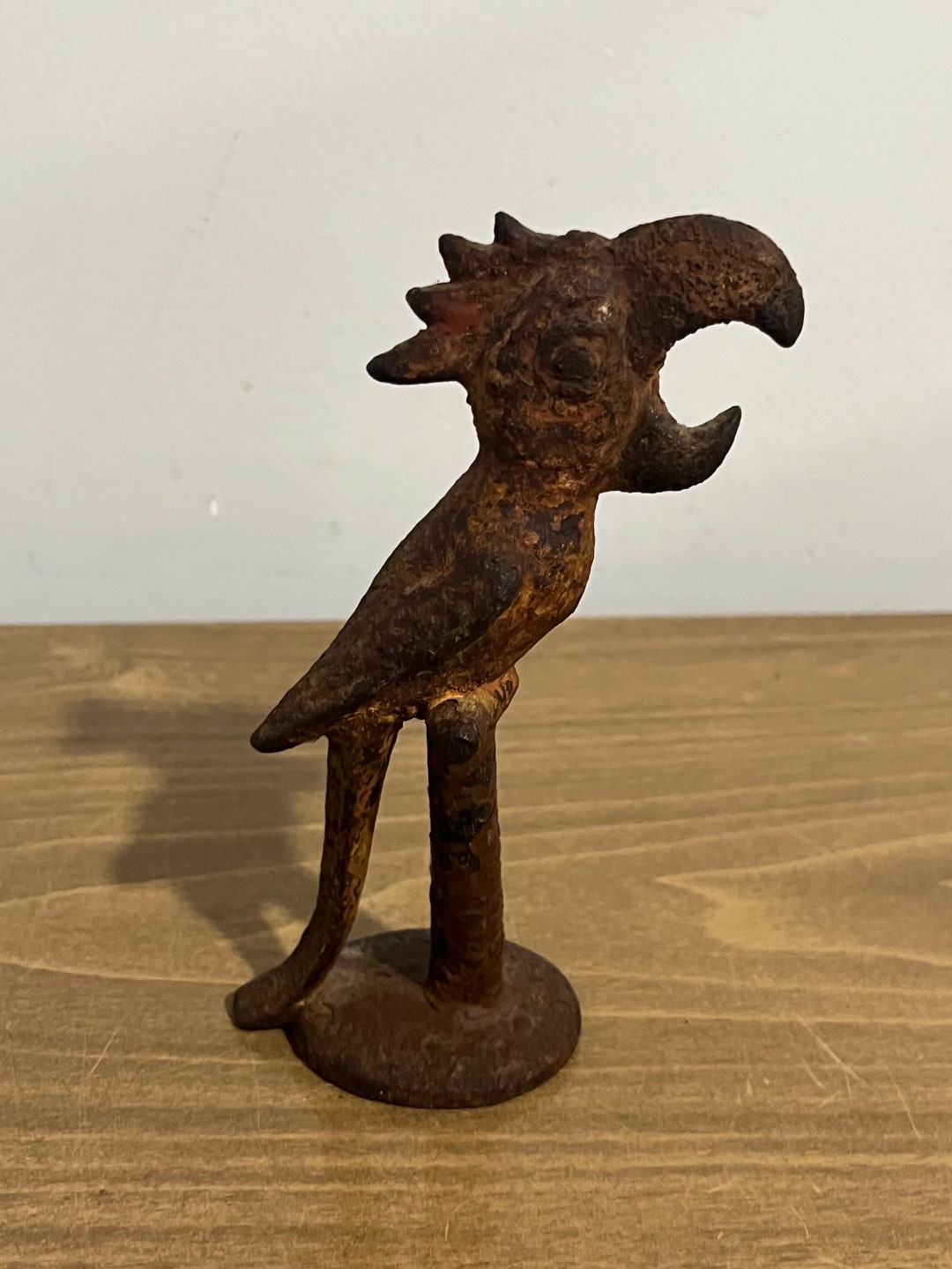 Vintage Cast Iron Parrot Bottle Opener - Etsy