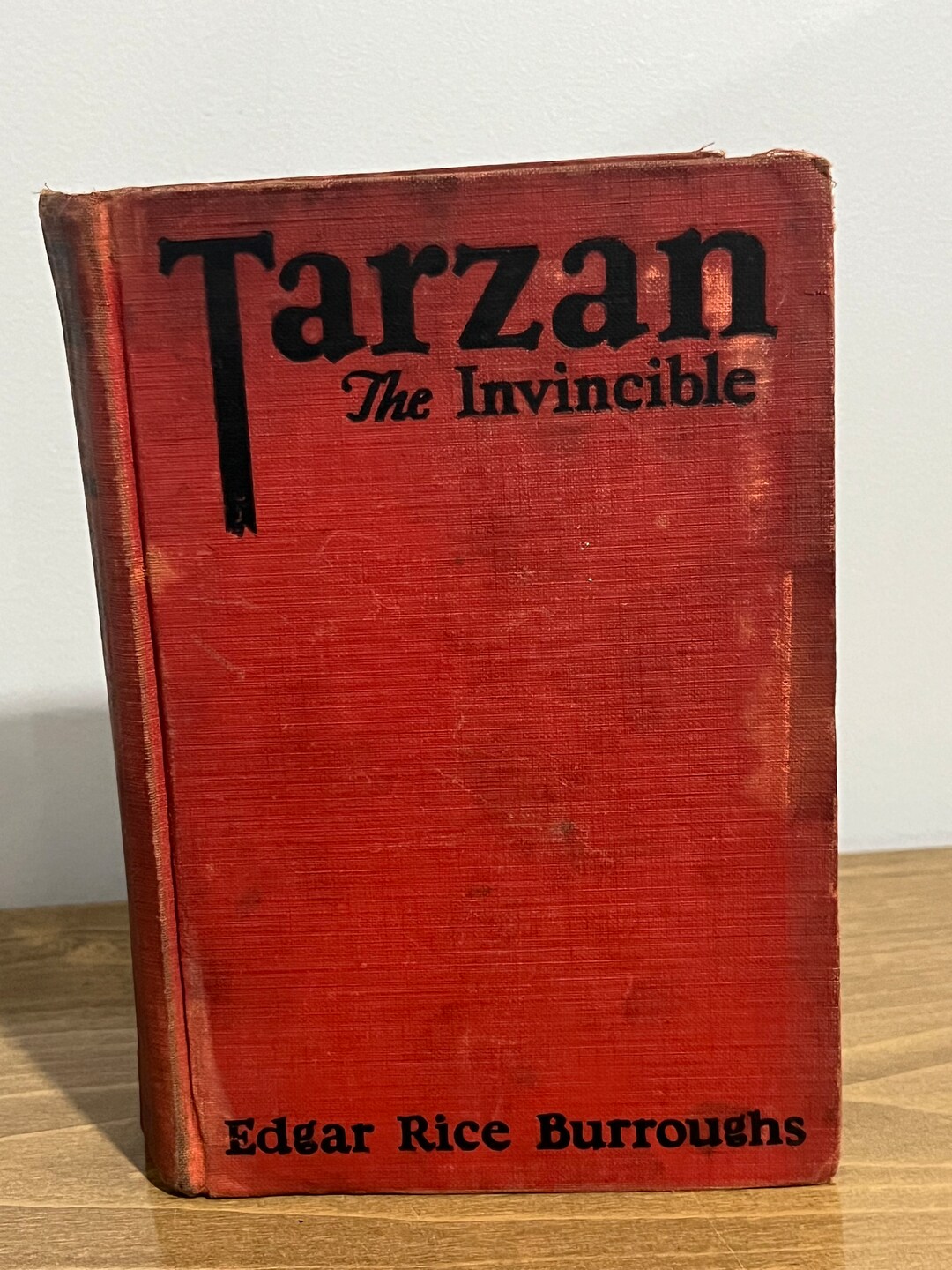 Vtg Tarzan the Invincible Book by Edgard Rice Burroughs - Etsy