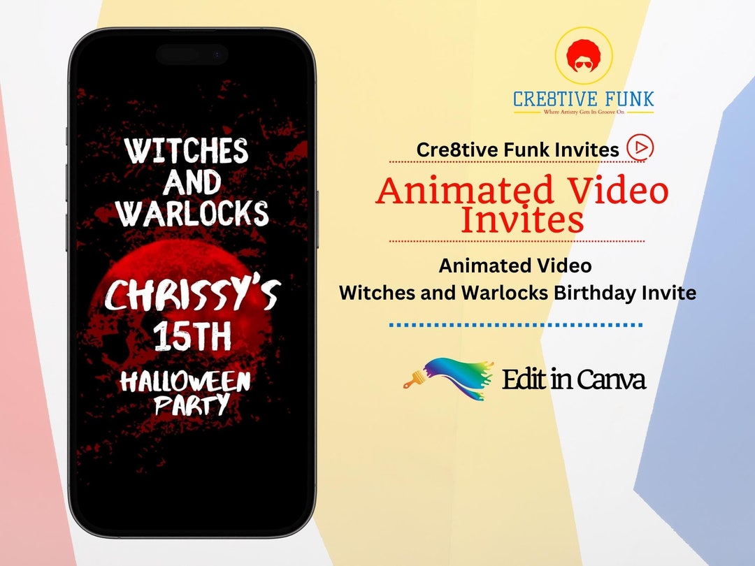 Witches & Warlocks' Extravaganza Birthday Party - Etsy