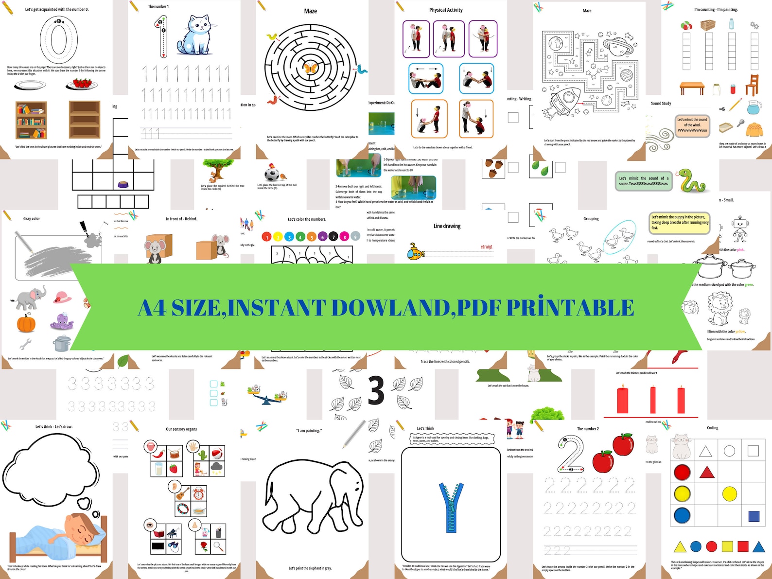 Preschool Curriculum,preschool Worksheets ,preschool Workbook ,painting ...