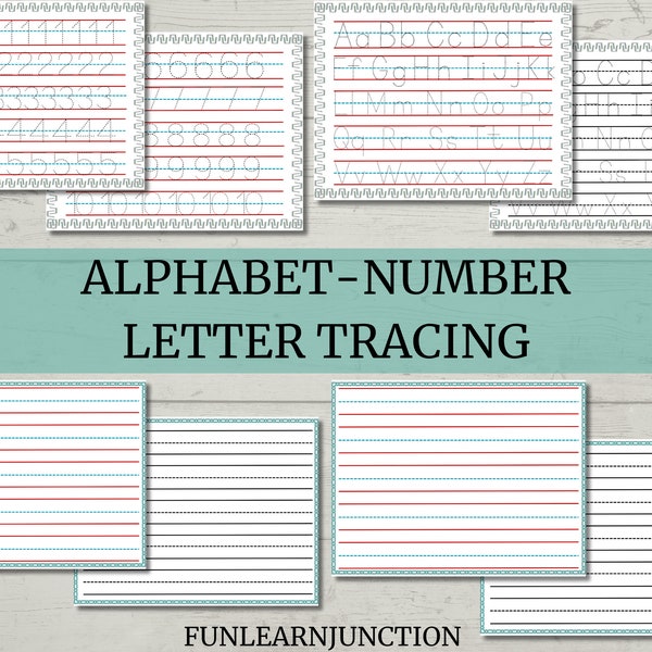 Alphabet Letter Tracing Page Handwriting Practice Preschool Worksheets ...