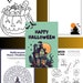Printable Halloween Coloring Pages, Halloween Coloring Pages, Halloween ...