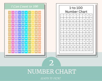 Number Chart 1-2000 | Numbers 1 to 2000 Printable | Numbers and ...