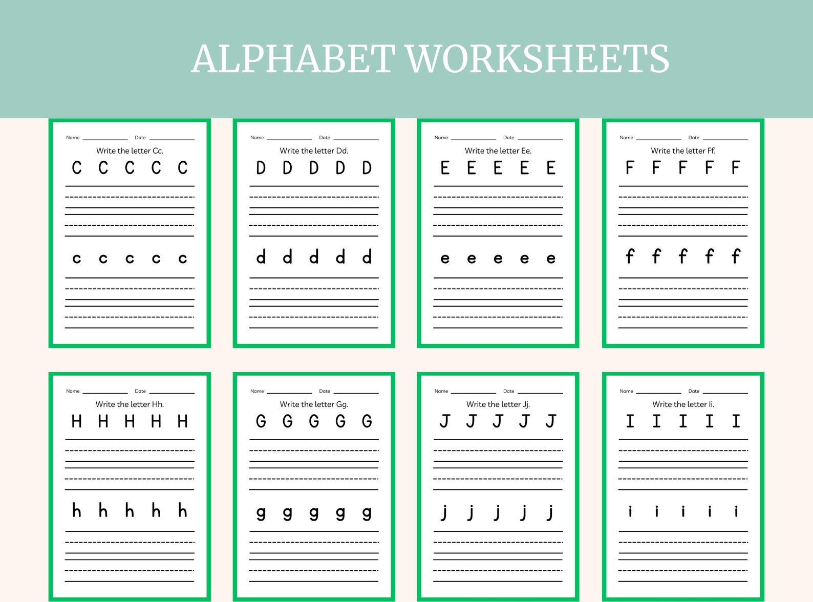 ABC Tracing,handwriting Practice,tracing Printable,alphabet Printable ...