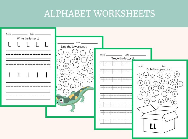 ABC Tracing,handwriting Practice,tracing Printable,alphabet Printable ...