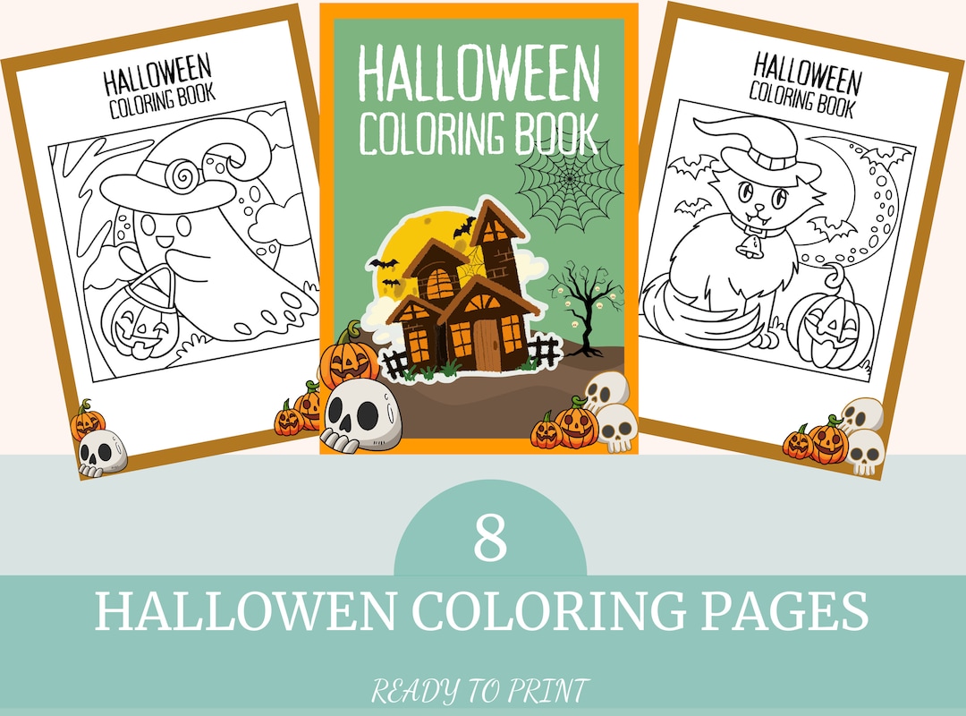 Halloween Coloring Pages. PRINTABLE for Toddlers Cute Halloween ...