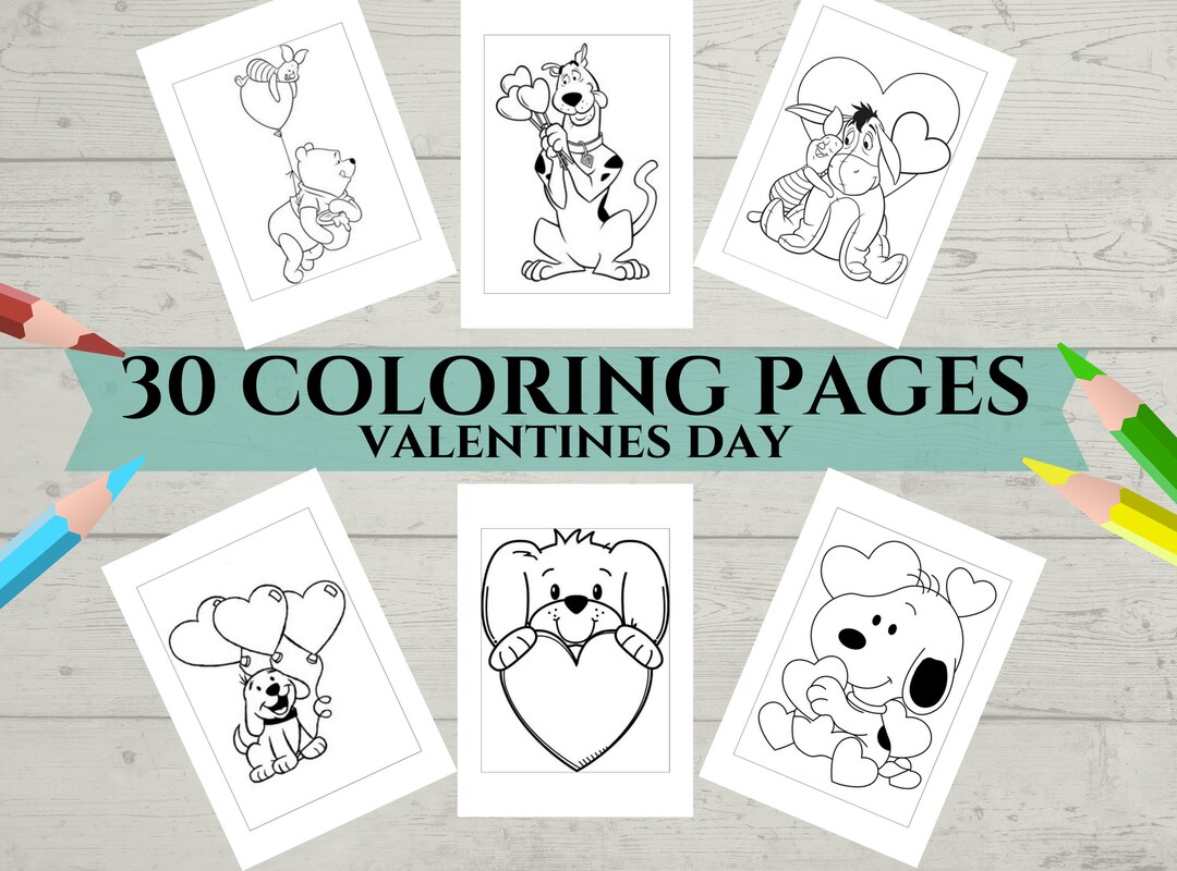 Valentine Coloring Pages for Kids Toddlers Preschoolers Toddlers ...