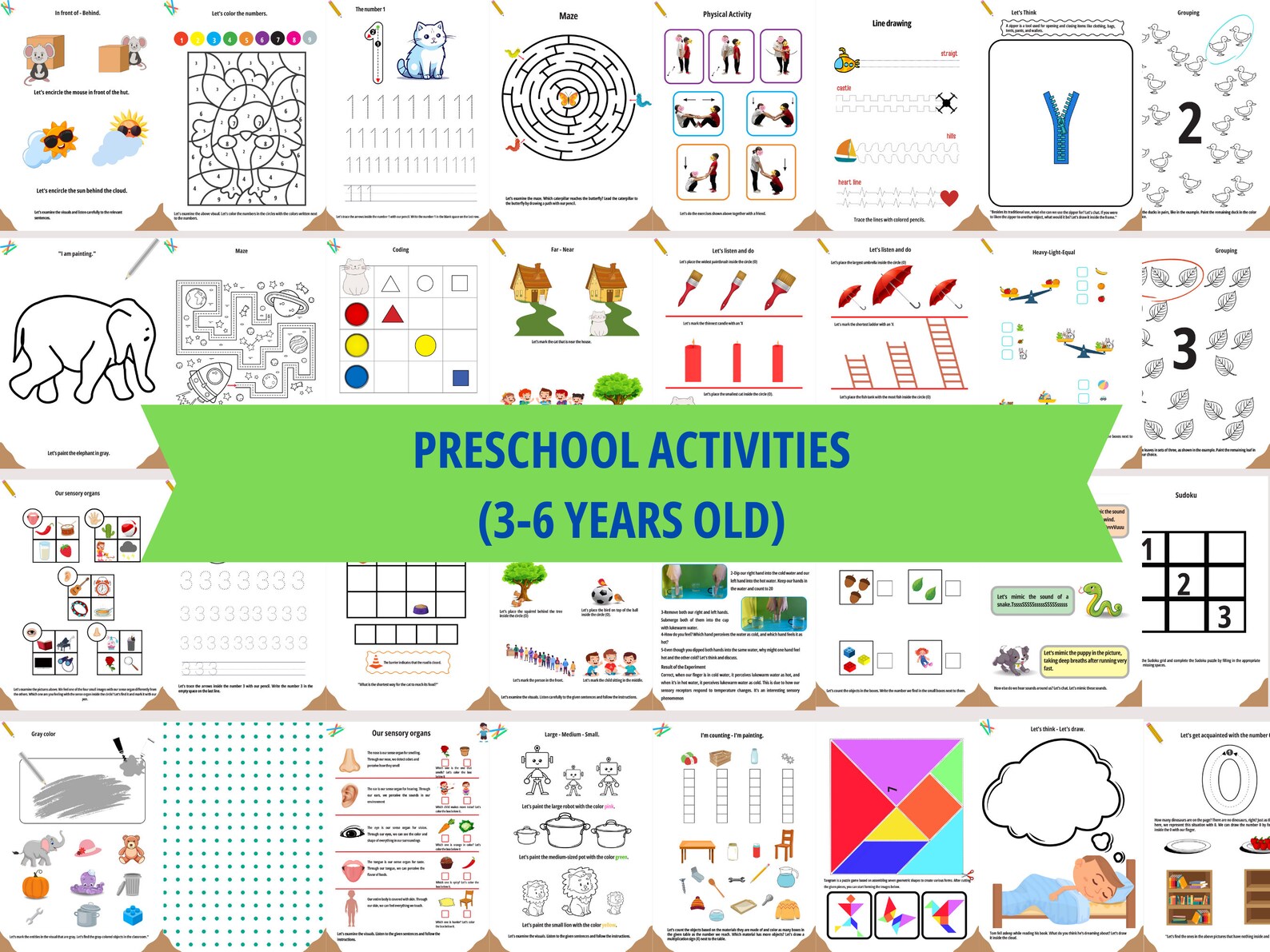 Preschool Curriculum,preschool Worksheets ,preschool Workbook ,painting ...
