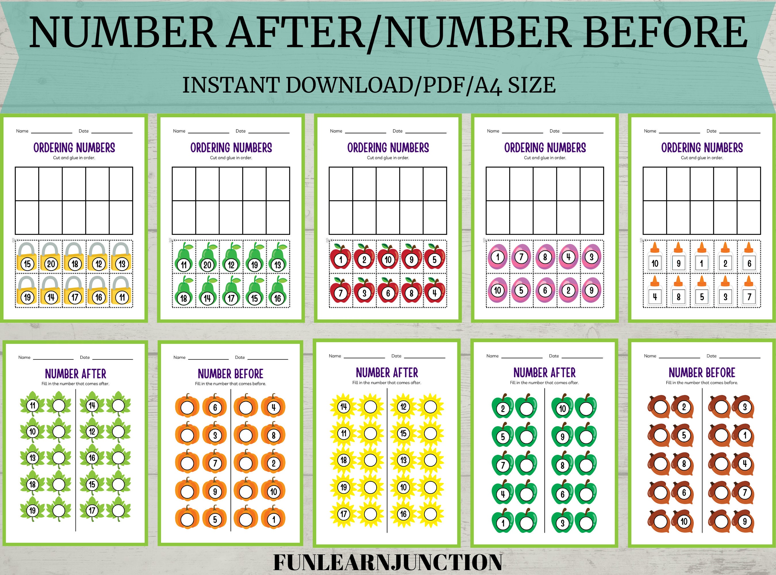 Pre-k Math Curriculum. 44 Pages Bundle.preschool Kindergarten ...