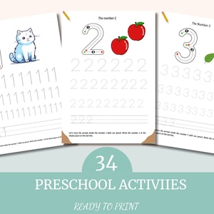 Preschool Curriculum,preschool Worksheets ,preschool Workbook ,painting ...