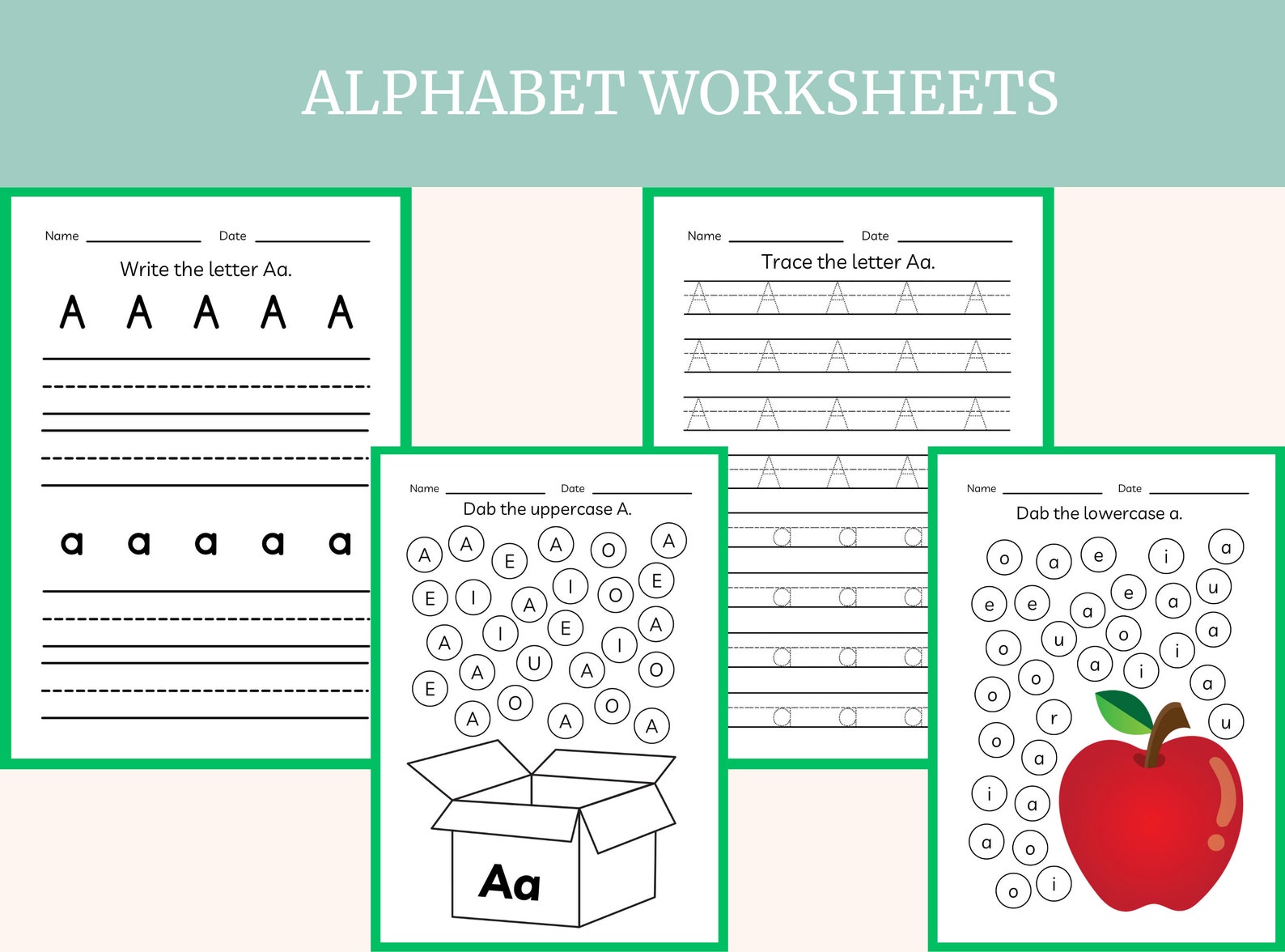 ABC Tracing,handwriting Practice,tracing Printable,alphabet Printable ...