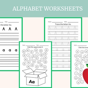 ABC Tracing,handwriting Practice,tracing Printable,alphabet Printable ...