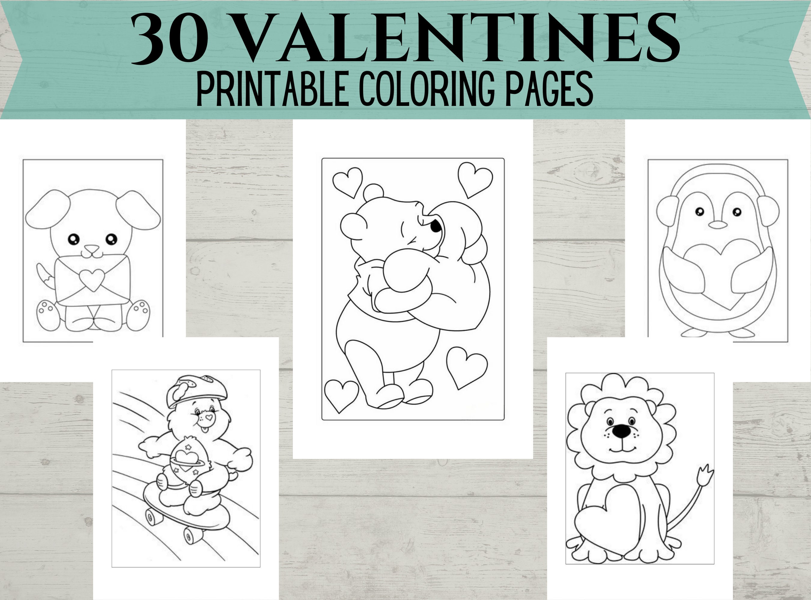 Valentine Coloring Pages for Kids Toddlers Preschoolers Toddlers ...