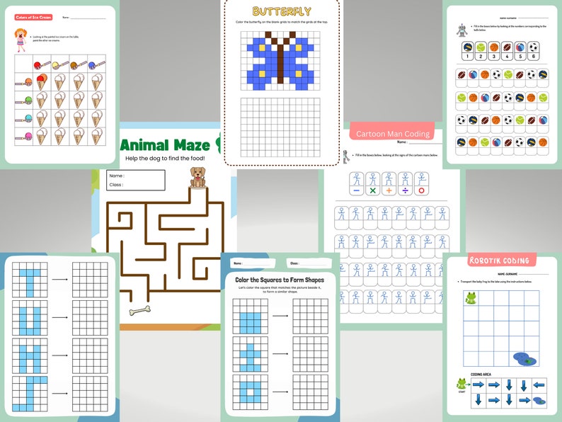 Preschool and Elementary School Robotics Coding Book,robotics Coding ...