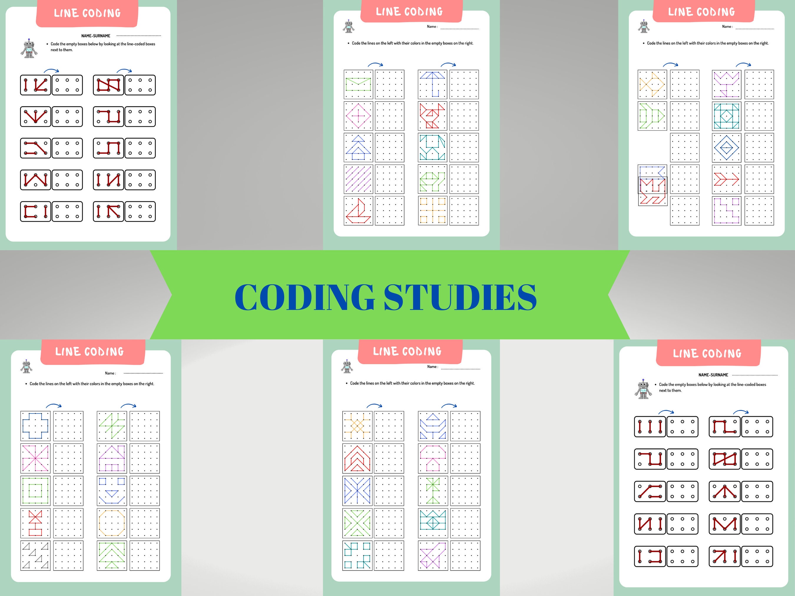 Preschool And Elementary School Robotics Coding Book Robotics Coding 52 Pages Robotıc Codıng