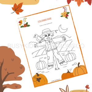 20 Pages Fall Activity Pack Printable Activity Bundle Pack / Party ...