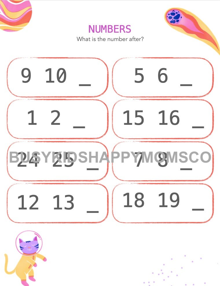 20 Pages SPACE / ASTRONAUT Activity Pack Printable Activity Bundle Pack ...