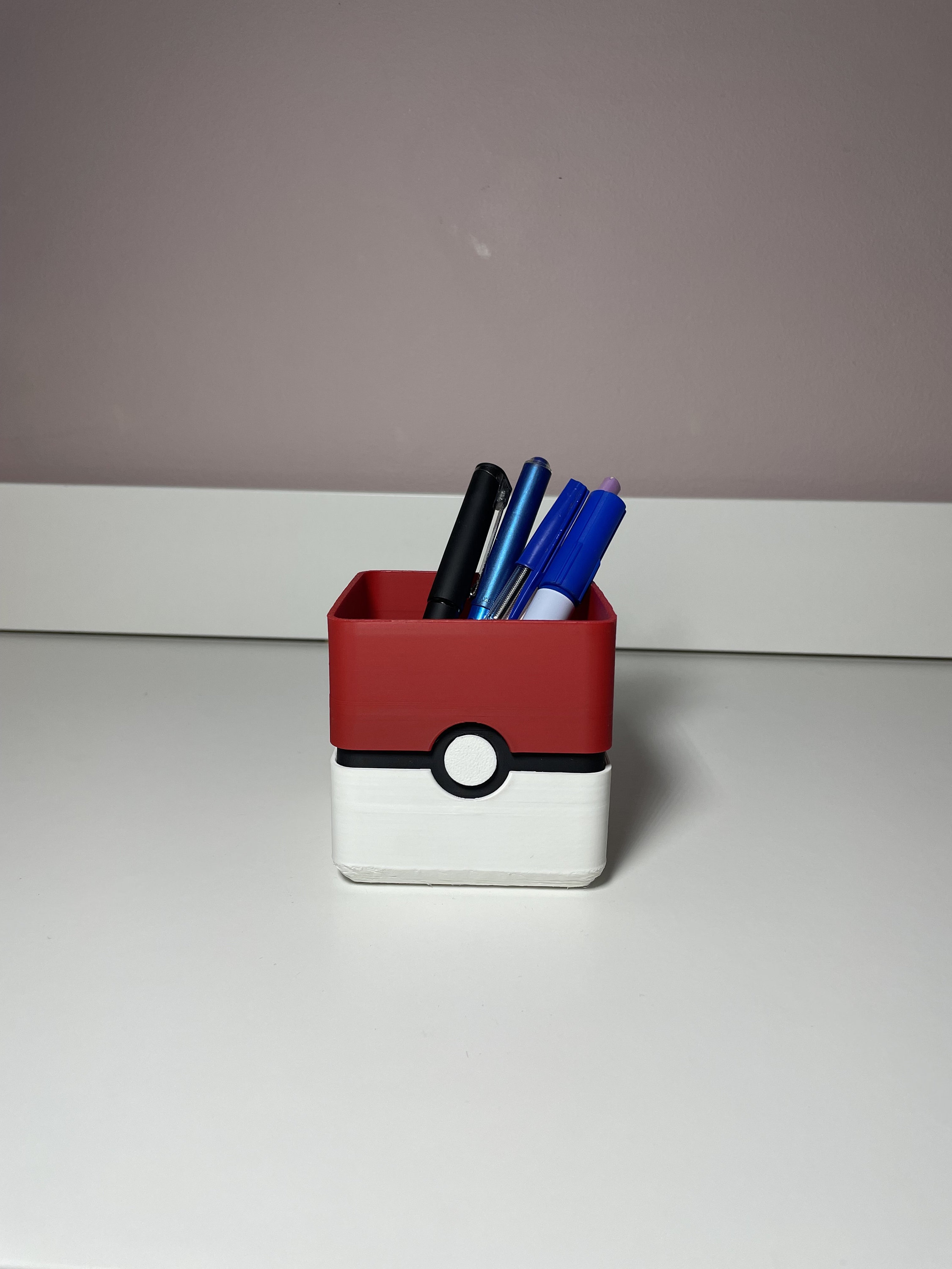 Pokéball Desk Organizer Pokémon Themed Pencil and Pen Holder - Etsy