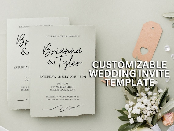 Canvas wedding invitations 60 photos - Astyledwedding.com