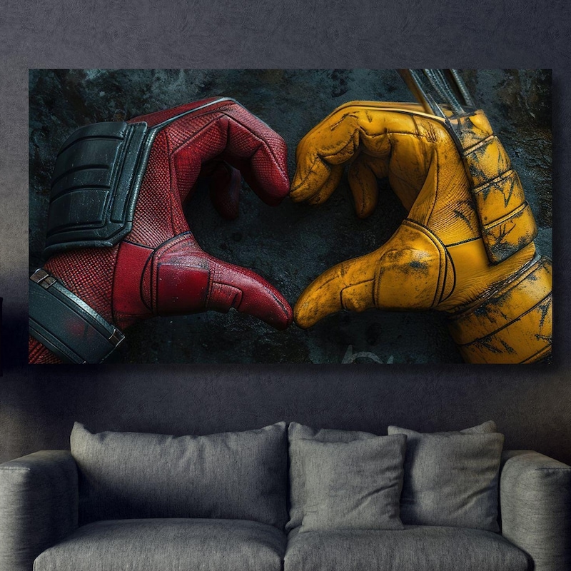 Deadpool Heart Hands - Etsy