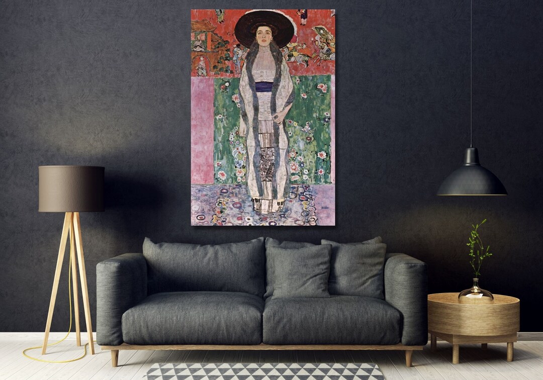 Reproducción de arte mural en lienzo de Gustav Klimt/Póster/Impresión ...