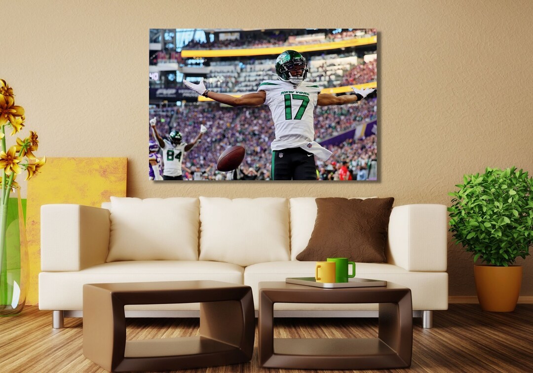 Garrett Wilson Touchdown Ready to Hang Canvas Wall Art /poster Print ...