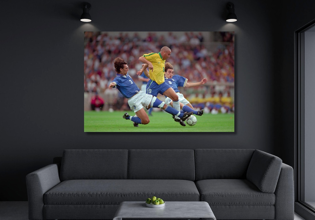 Ronaldo Fenomeno Maldini Carnavaro Soccer Canvas Wall Art,soccer Game ...