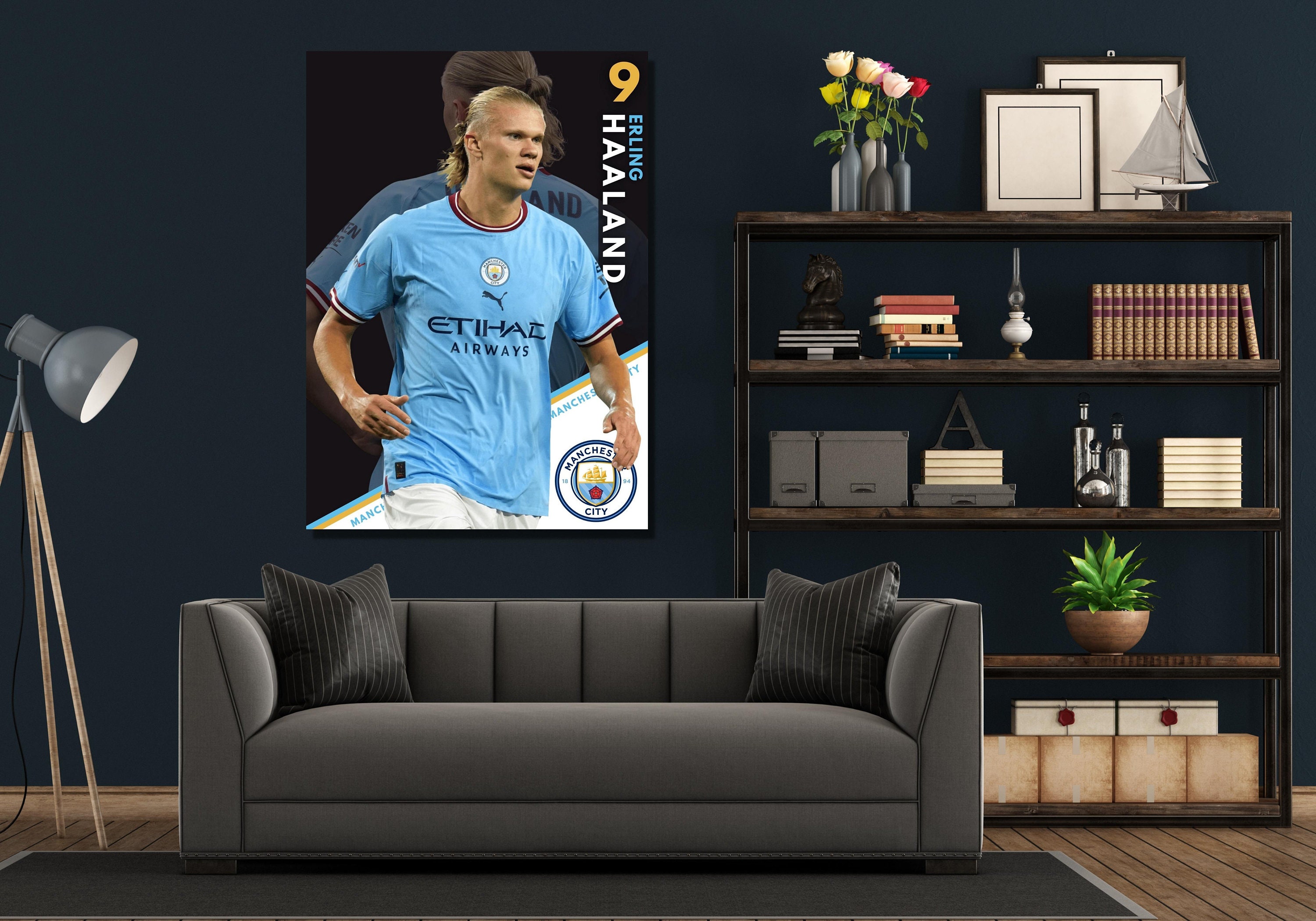 Erling Haaland Poster Erling Haaland Ready to Hang Canvas - Etsy
