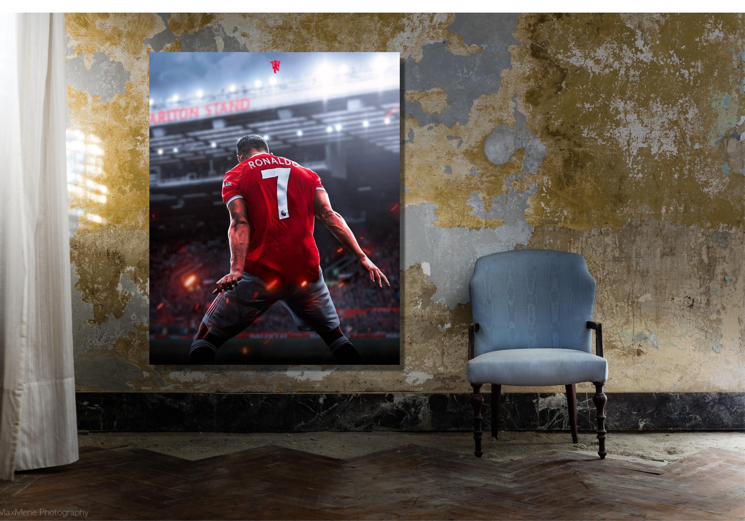 Cristiano Ronaldo Siuu Ready to Hang Wall Art, Cristiano Ronaldo Canvas ...