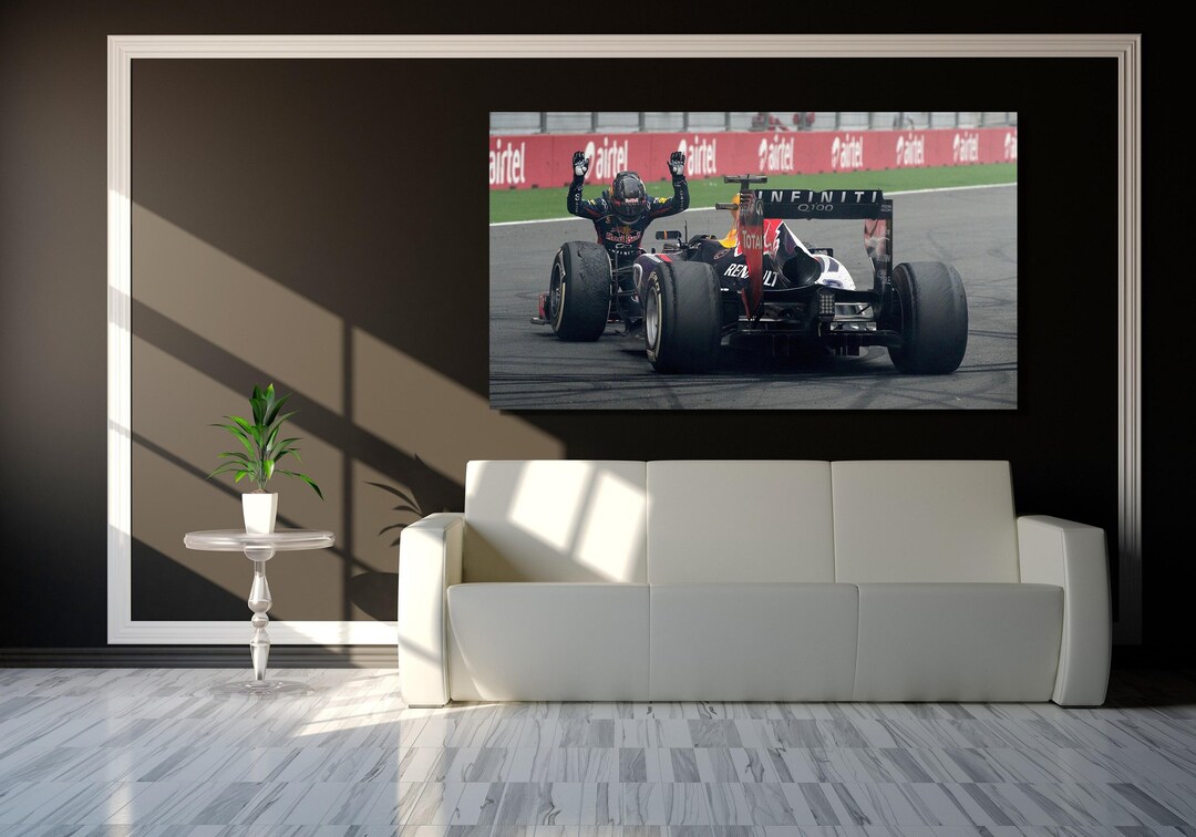 Sebastian Vettel Canvas Wall Art,sebastian Vettel Poster,formula One ...