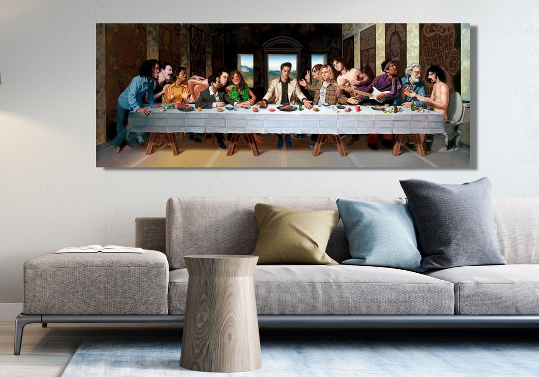 Last Supper Singers Canvas Wall Art/ Freddie Mercury Poster/bob Marley ...