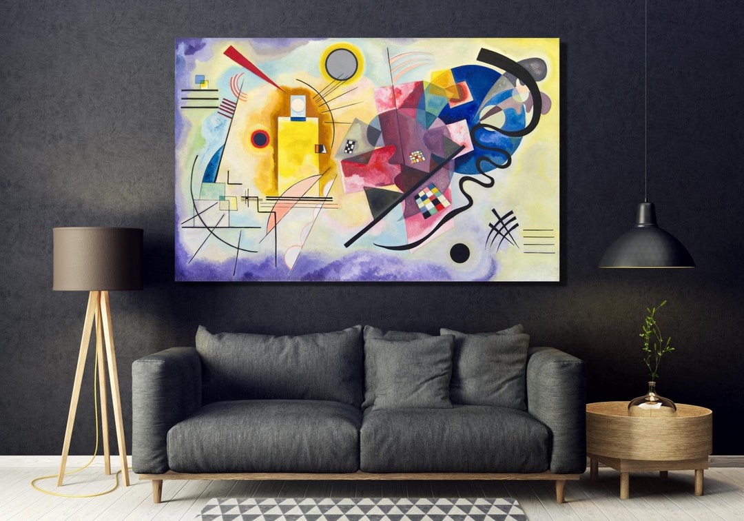 Wassily Kandinsky Yellow Red Blue (1925) Canvas Art Gallery Exhibition ...