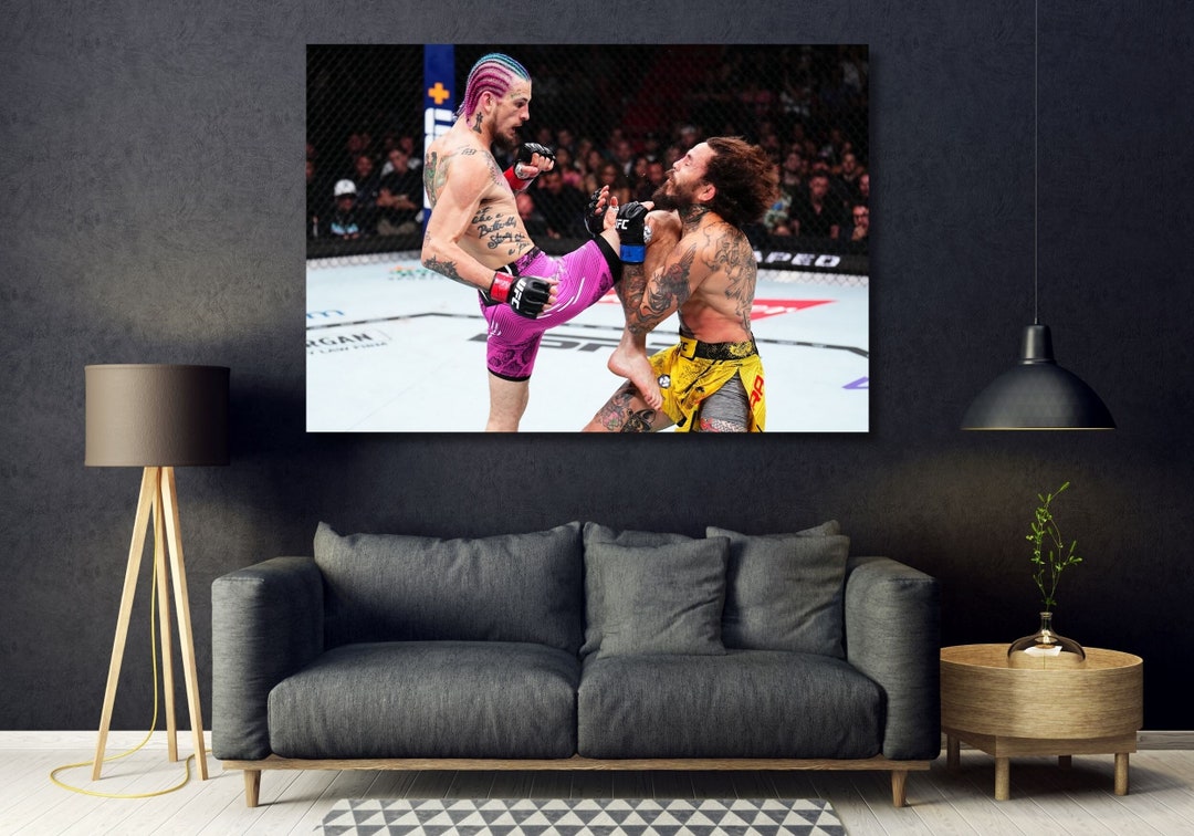 Suga Sean O'malley UFC 299 Poster Wall Art Frame Canvas Print | Museum ...