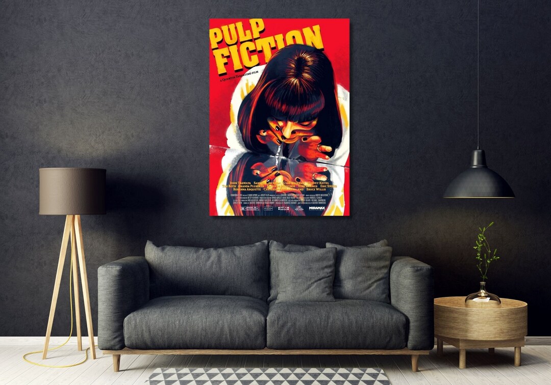 Mia Wallace Poster,mia Wallace Canvas,pulp Fiction Poster,pulp Fiction ...