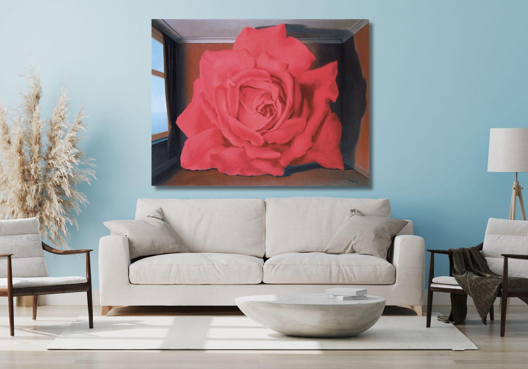 Rene Magritte the Tomb of the Wrestlers (1960) Ready to Hang Canvas ...