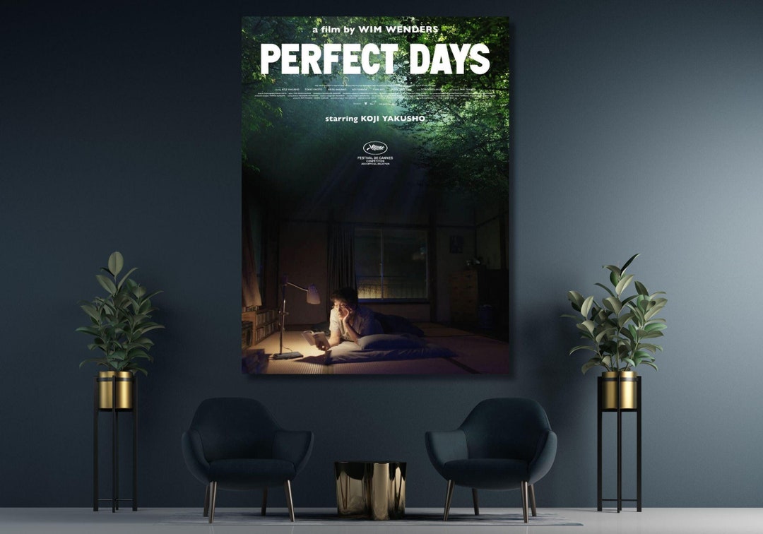 Perfect Days Movie Poster, Wim Wenders's Film Starring Kōji Yakusho, Perfect Days Canvas Wall ...