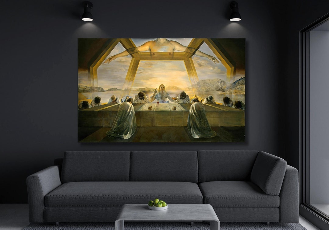Last Supper by Salvador Dali Quality Print Framed Canvas Wall Art ...