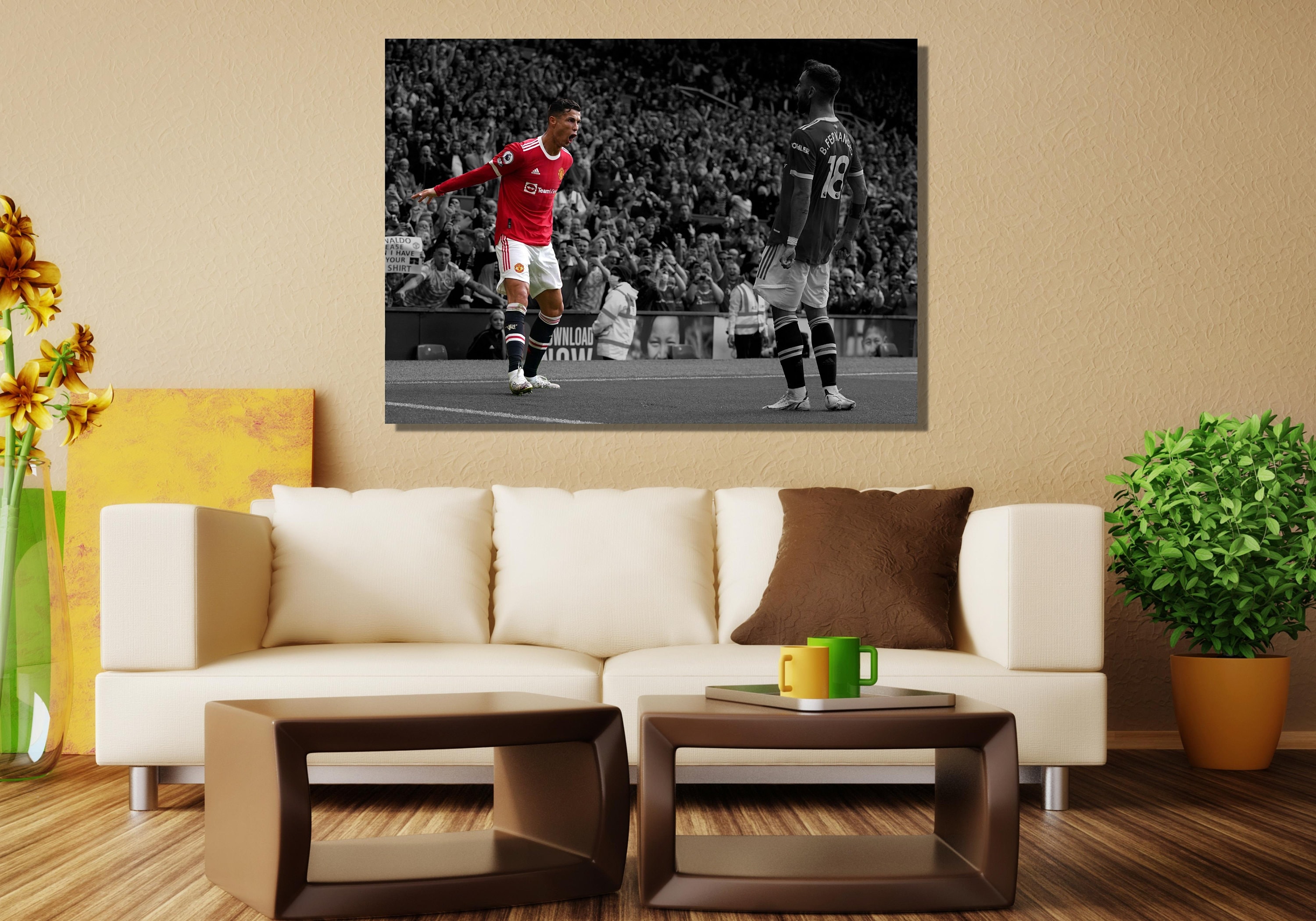 Cristiano Ronaldo Siuu pronto da appendere alla parete, tela di ...