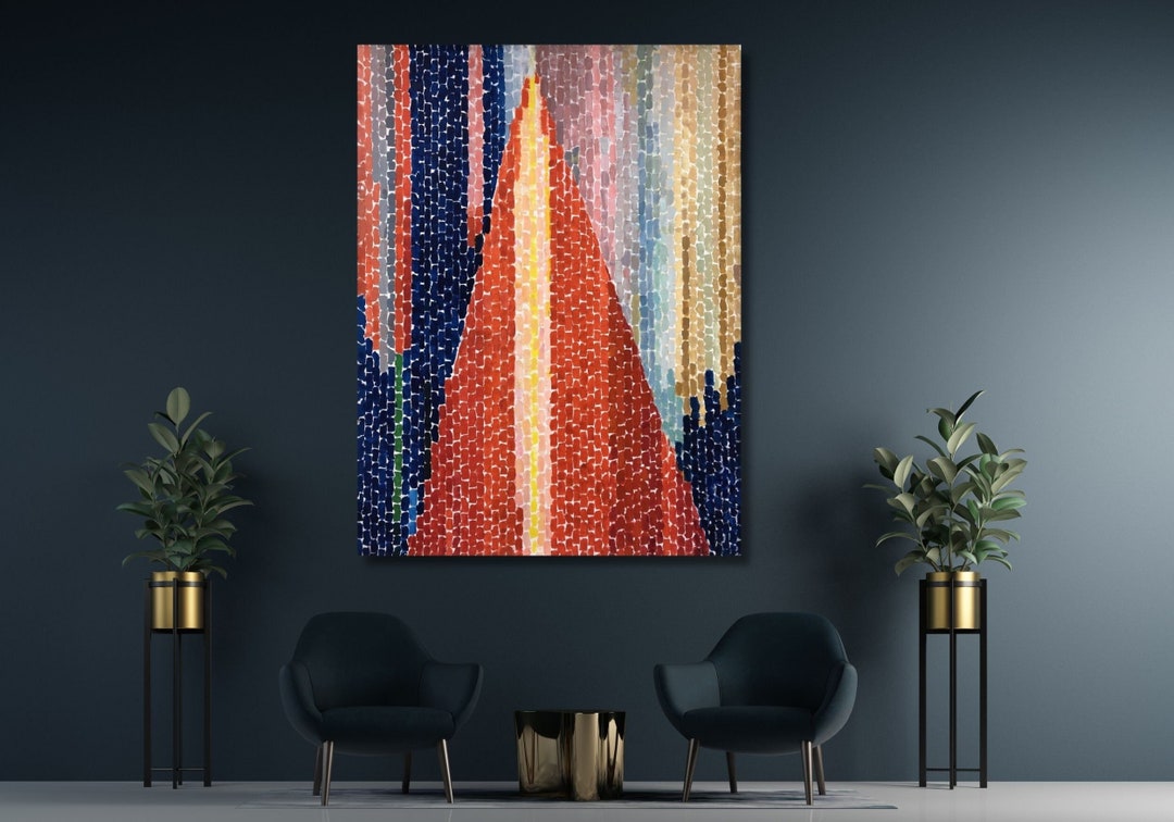 Blast off by Alma Thomas Canvas Wall Art, Print Poster,alma Thomas ...