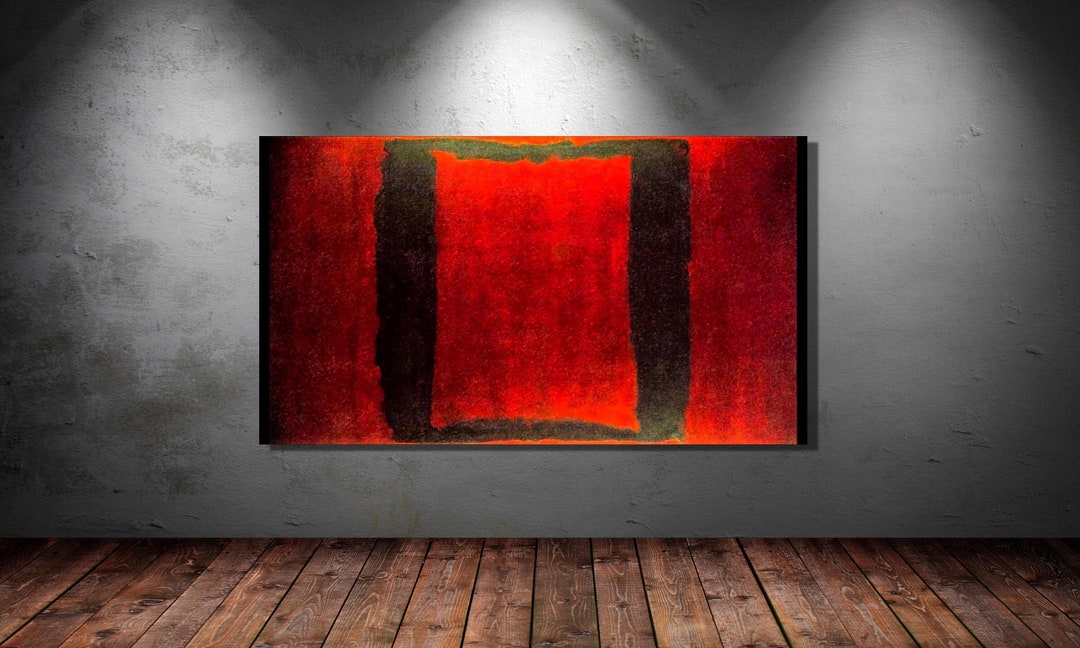 Mark Rothko Horizontal Ready to Hang Canvas Wall Art, Poster,print ...