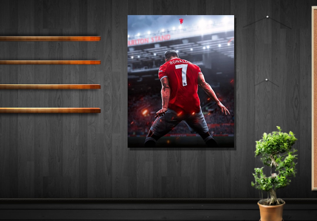 Cristiano Ronaldo Siuu Ready to Hang Wall Art, Cristiano Ronaldo Canvas ...